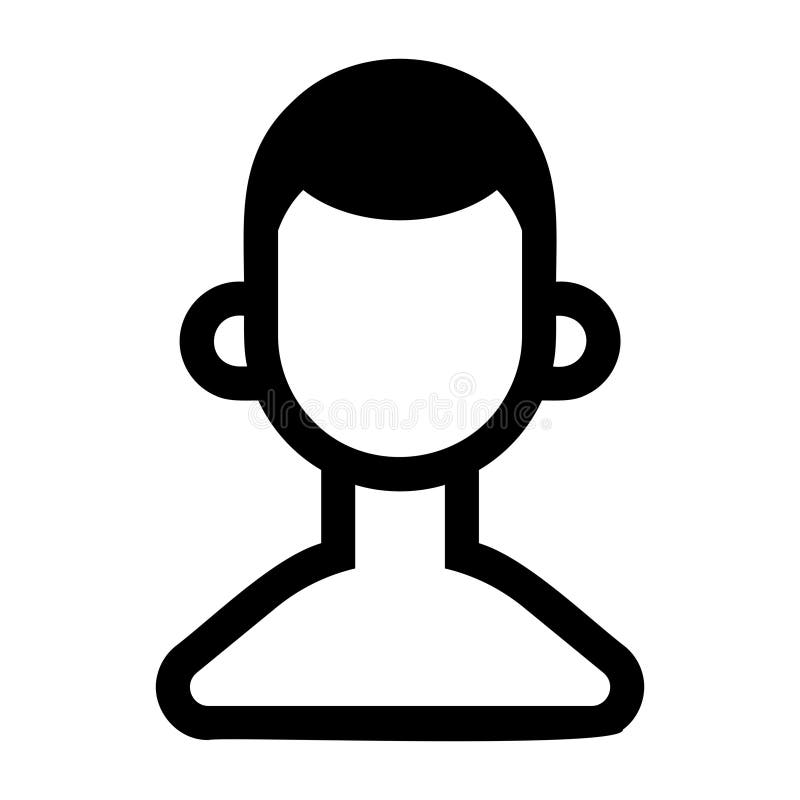 Minimalist Icon of a Person for Graphic Design Stock Vector ...