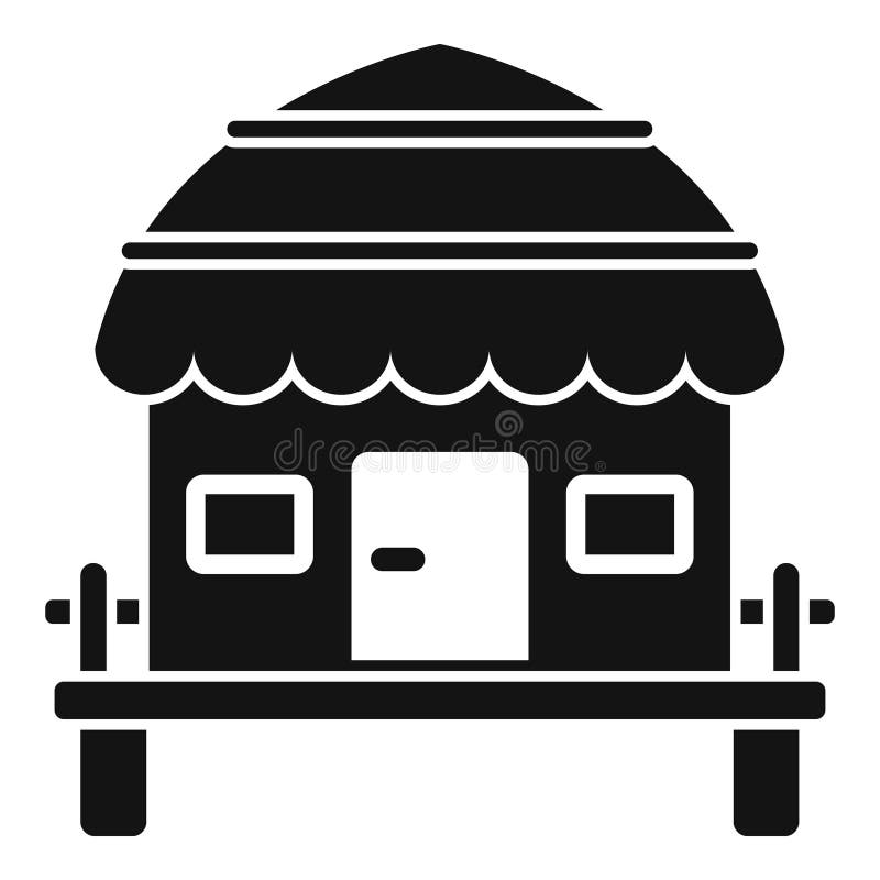 Small Storefront Icon with Minimalist Design and Placeholder Text ...