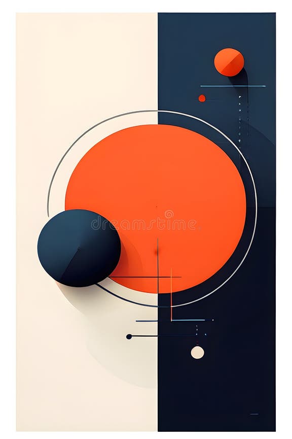 Minimalist Illustration, Abstract Wallpaper As Symbol for Technical ...