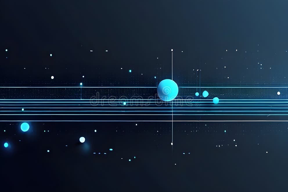 Minimalist Illustration, Abstract Wallpaper As Symbol for Technical ...