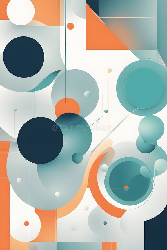 Minimalist Illustration, Abstract Wallpaper As Symbol for Technical ...