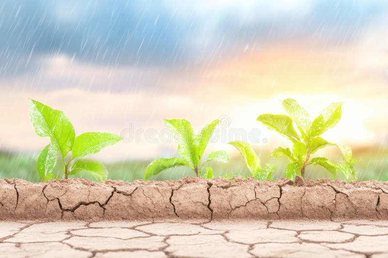 Minimalist Illustration of Cracked Earth Responding To the First ...