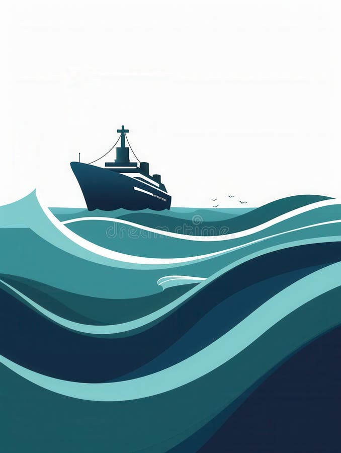 Minimalist Illustration Depicting Sailboat Water Stock Photos - Free ... Minimalist Illustration Depicting Sailboat Water Stock Photos - Free ...