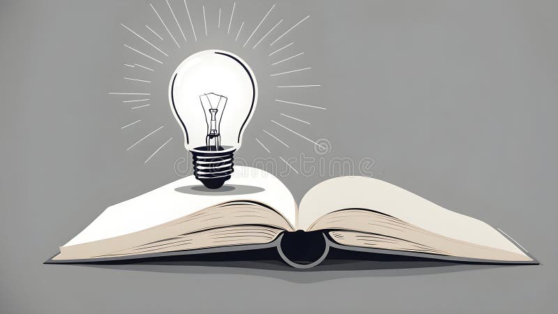 Minimalist Illustration Depicting Visual Language for Innovation Stock ...