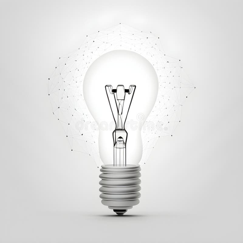 Minimalist Illustration Depicting Visual Language for Innovation Stock ...