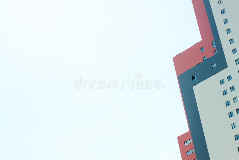Modern Building Part with Copy Paste Space Stock Image - Image of ...