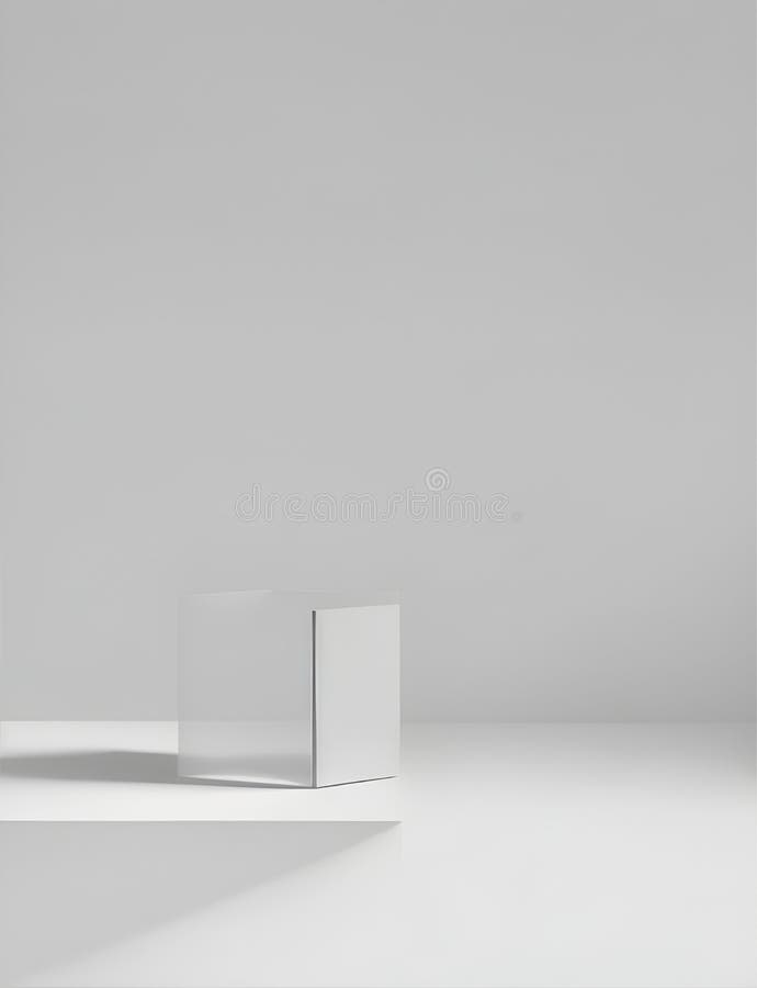 A Minimalist Image of a Simple Object and Scene Stock Illustration ...