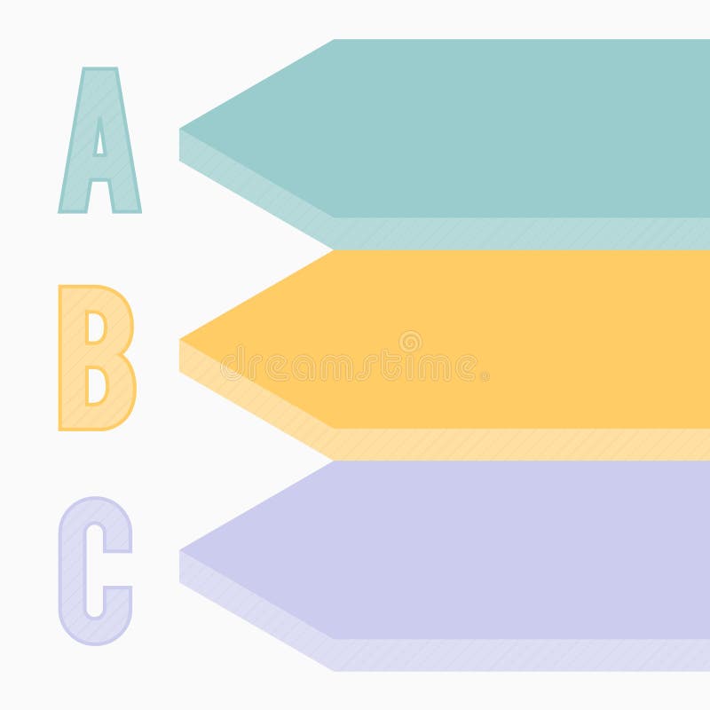 Minimalist Infographics Abc. Data Visualization Comparison. Vector ...