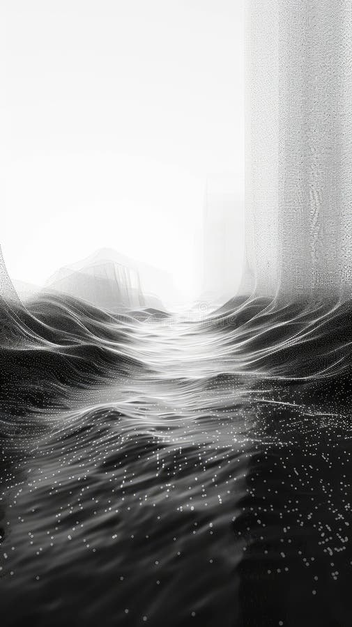 Minimalist Input/Output Concept: White Stream To Black Box To Grey ...