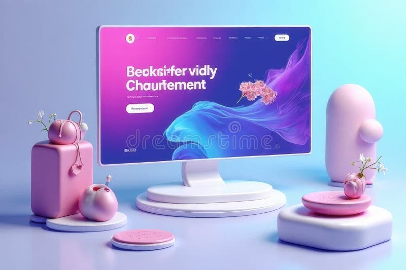 Minimalist-Inspired Web Design: Exploring Innovative Interfaces Stock Illustration ...