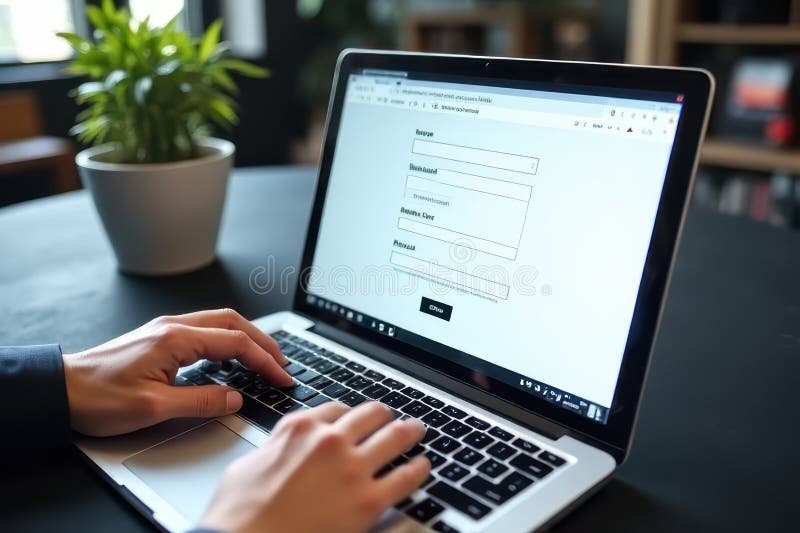 Minimalist Interface and Digital Documentation Stock Illustration ...