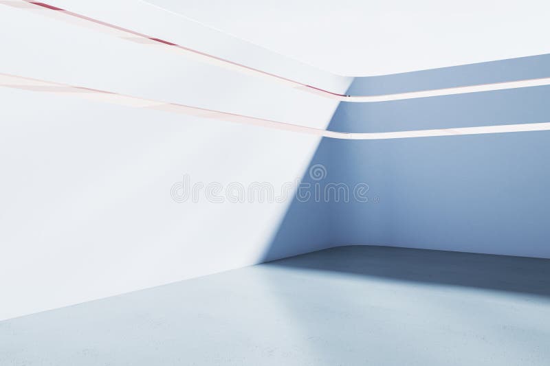 A Minimalist Interior Corner with Soft Shadows and Geometric Lines ...