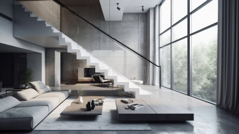 Minimalist Interior Design with a Focus on Natural Light and Air Flow ...