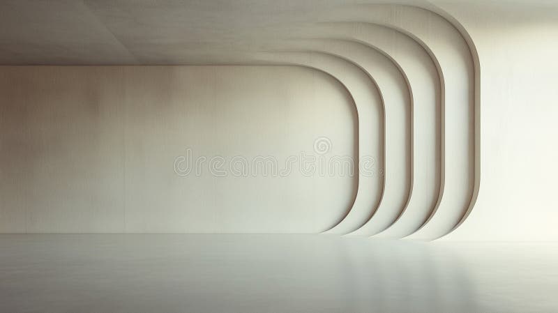Curved Wall Design in Minimalist Interior Creating a Sense of Flow and ...