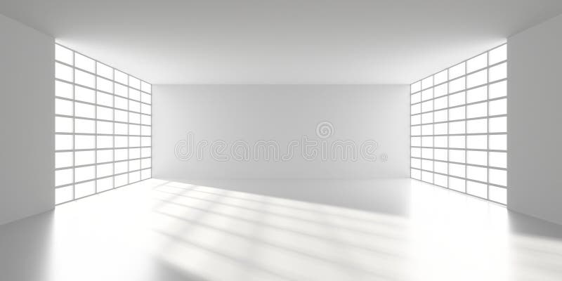 Minimalist Interior with Geometric Light Patterns for Modern ...