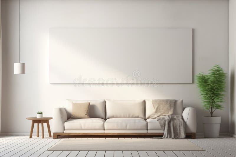 Minimalist Interior, Subtle Light and Shadows, in a Cozy Environment ...