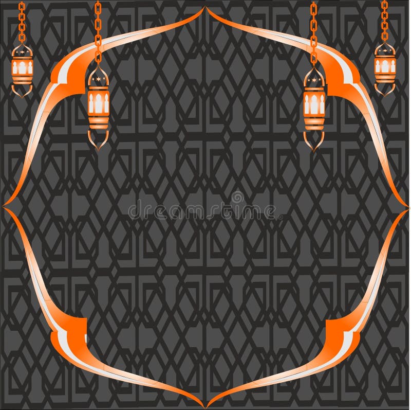 Minimalist Islamic Vector Background Design Stock Vector - Illustration ...