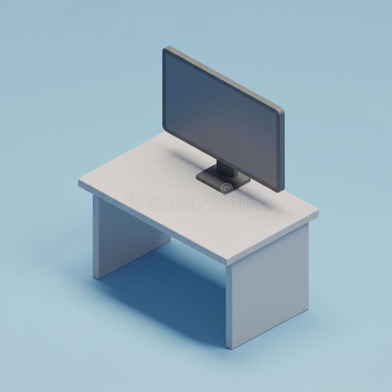 Simple Desk Setup Stock Illustrations – 11,042 Simple Desk Setup Stock ...