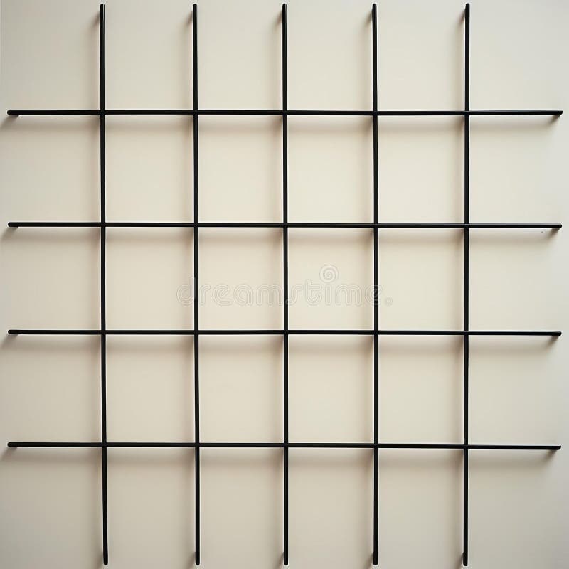 Minimalist Ivory Grid Design with Modern Sophistication Stock ...