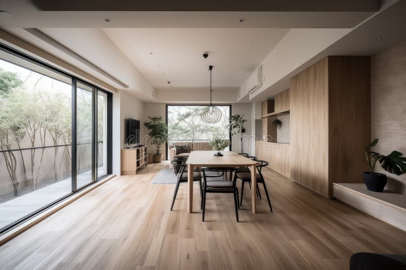 A Minimalist Japanese Style Interior with a Clean and Airy Aesthetic ...
