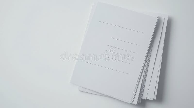 Minimalist Job Application Representing Unemployment with Blank Fields ...