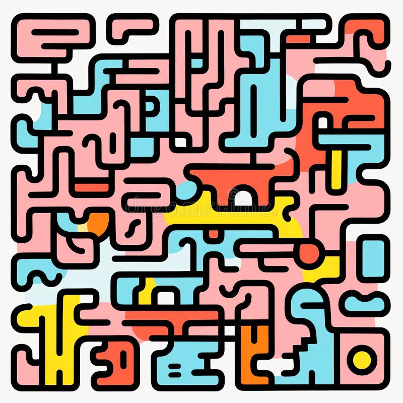Minimalist Keith Haring Style Line Drawing Background Design Stock ... Minimalist Keith Haring Style Line Drawing Background Design Stock ...