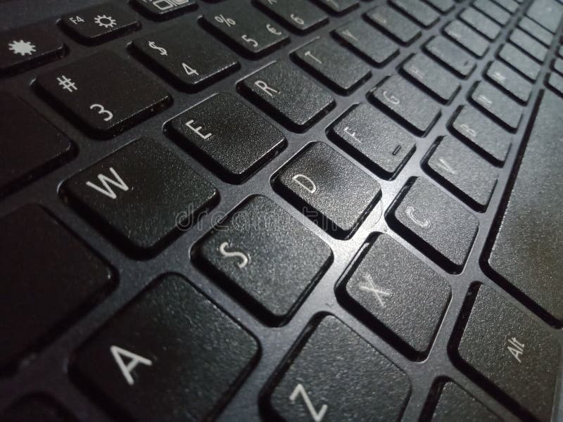 Minimalist laptop keyboard stock photo. Image of keyboard - 290171772