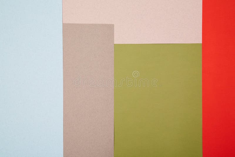 Minimalist Layout of Paper Sheets of Different Colors in Background ...