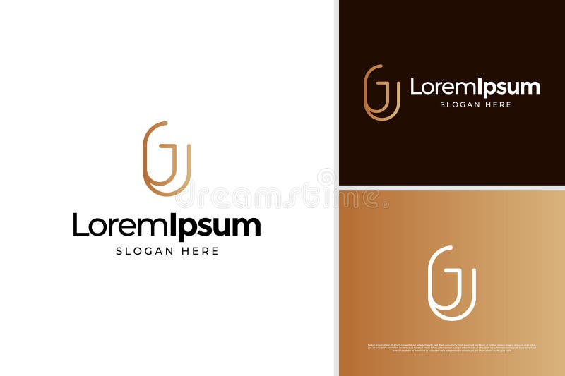 Minimalist Letter G Logo Design. Elegant E G Logo Vector Stock Vector ...