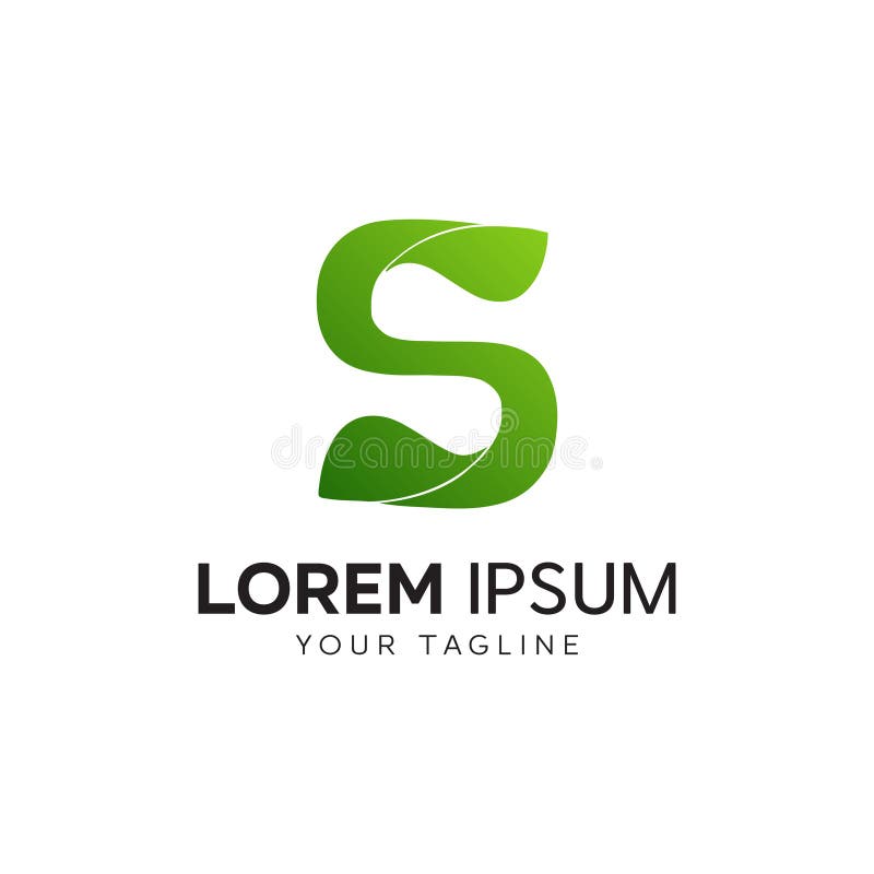 Minimalist Letter S Logo Design Template Stock Vector - Illustration of ...