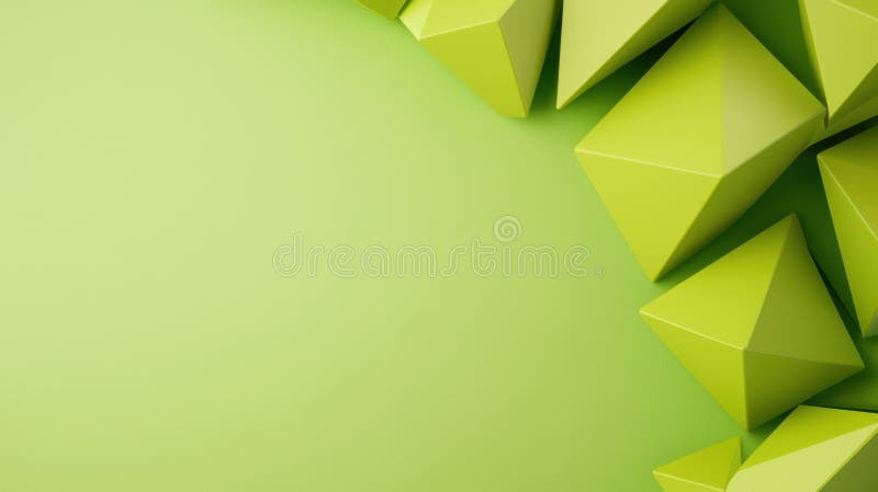 Minimalist Light Green Geometric Texture Shapes Creating an Abstract ...