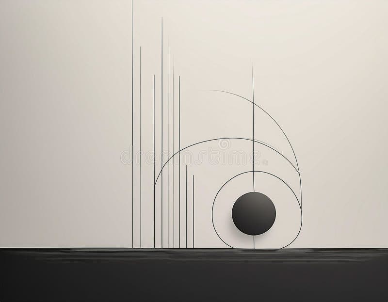 Minimalist Line Art with Abstract Geometric Patterns Clean, Simple ...