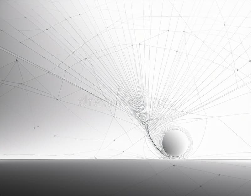 Minimalist Line Art with Abstract Geometric Patterns Clean, Simple ...