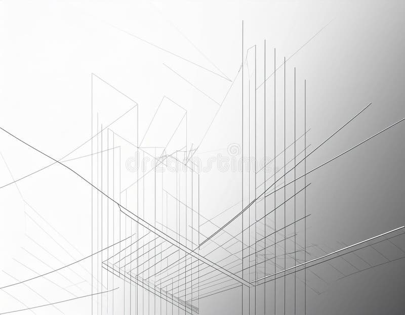 Minimalist Line Art with Abstract Geometric Patterns Clean, Simple ...