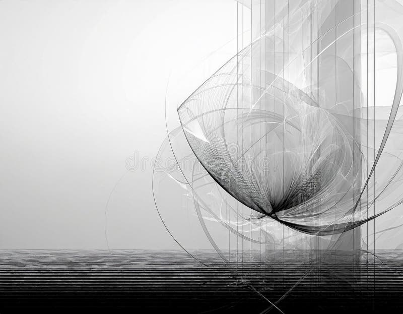 Minimalist Line Art with Abstract Geometric Patterns Clean, Simple ...