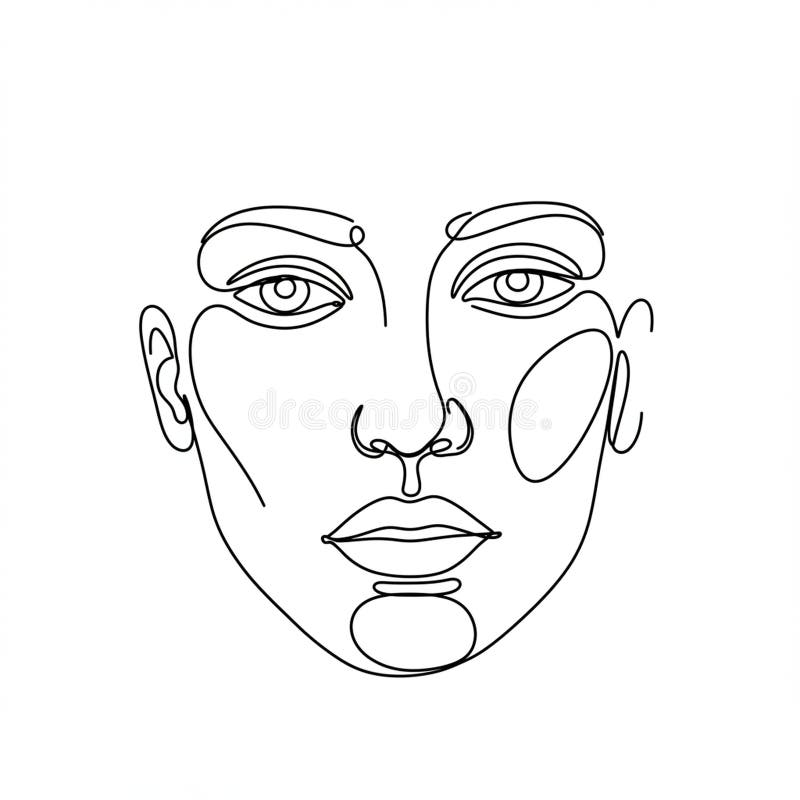 Continuous Line Art Human White Stock Illustrations – 9,118 Continuous ...