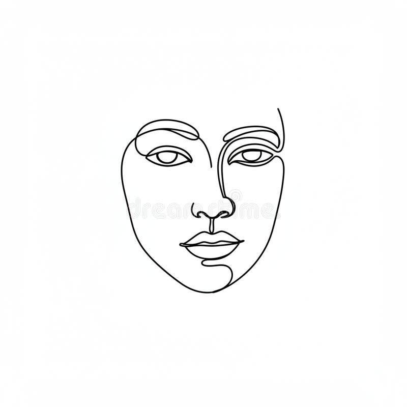 Human Face Drawing Stock Illustrations – 112,216 Human Face Drawing ...