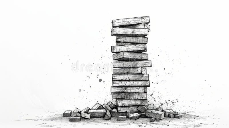 Jenga Drawing Stock Illustrations – 101 Jenga Drawing Stock ...