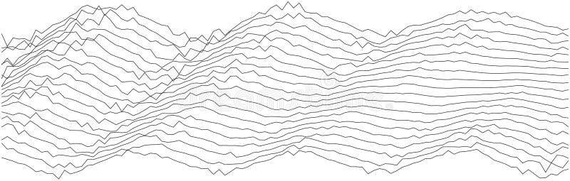 Minimalist Line Wave Pattern for Modern Design and Abstract Art ...