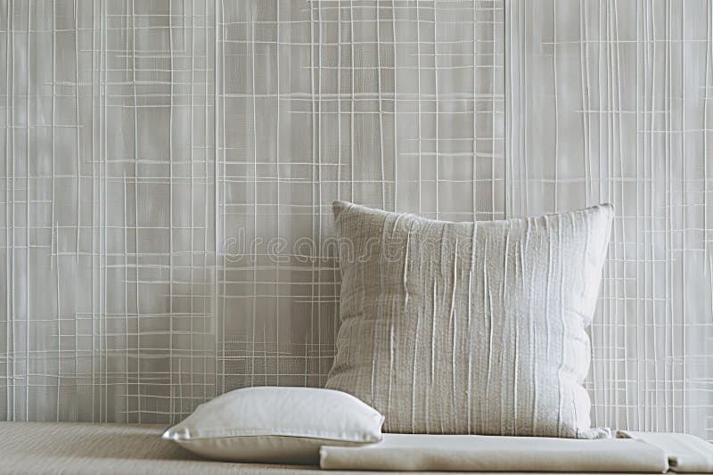 Minimalist Linear Patterns in Soft Hues, Creating a Sense of Structure ...