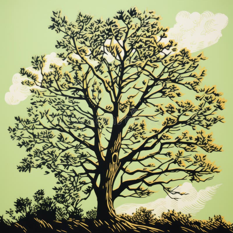 Linocut Techniques Stock Illustrations – 41 Linocut Techniques Stock ...