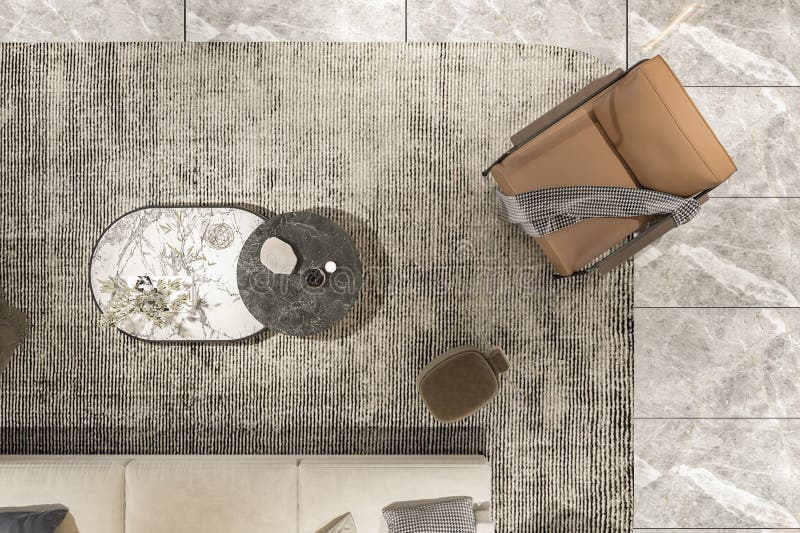 Minimalist Living Room Interior Design Embracing Simplicity Stock Image ...