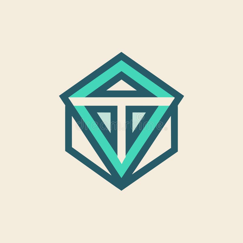 Minimalist Logo Design for a Company Featuring a Central Diamond Shape ...