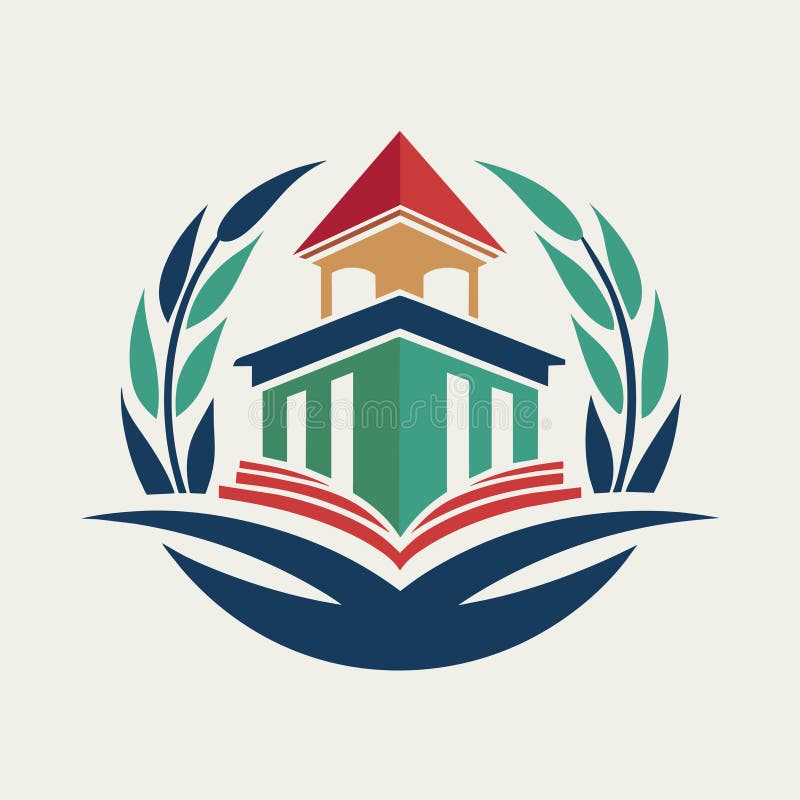 A Minimalist Logo Design for an Educational Institution Featuring a ...