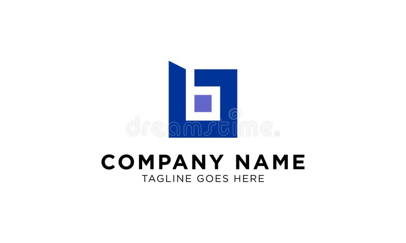 Minimalist Logo Design Template. Unique Logo Design with Letter B ...