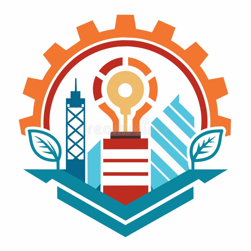 A Minimalist Logo Featuring a Light Bulb, Symbolizing Innovation and ...