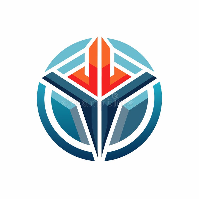 A Minimalist Logo Showcasing a Geometric Triangle Design, Featuring a ...