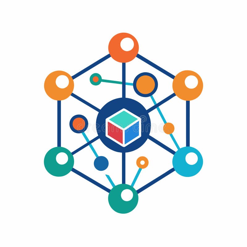 Minimalist Logo Symbolizing Connectivity and Knowledge for a Software ...