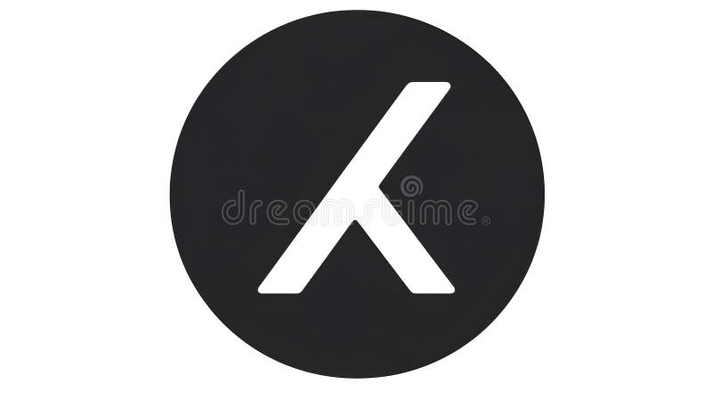 Minimalist Logo with Upside Down Letter Y, Generative AI. Stock ...