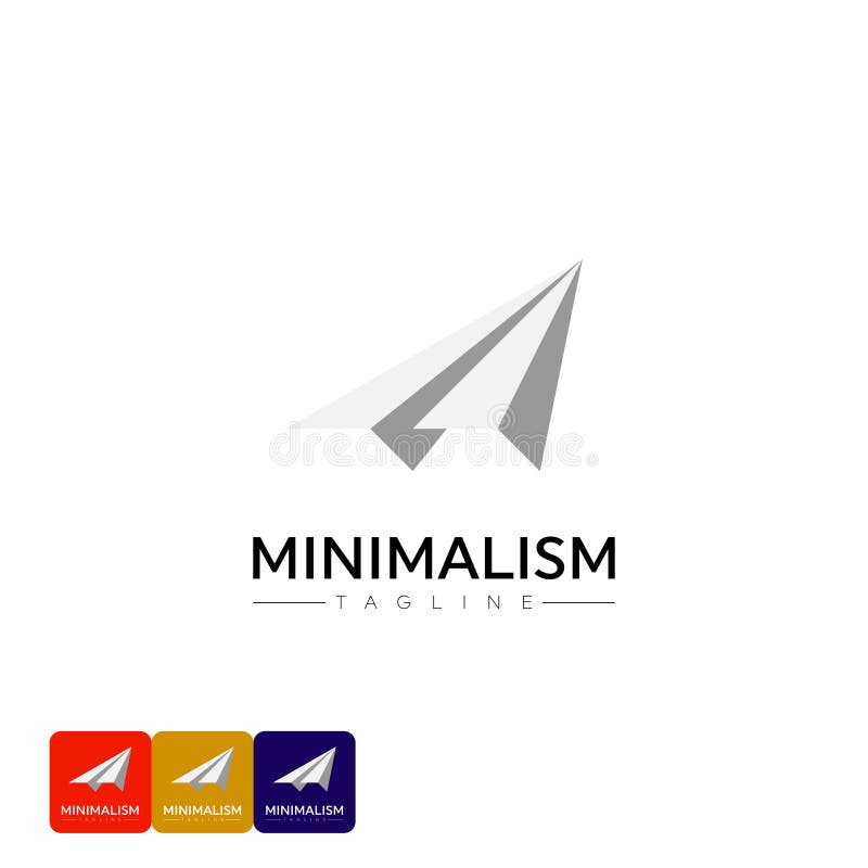 Minimalist Logo Vector Design Template in Simple Linear Style ...